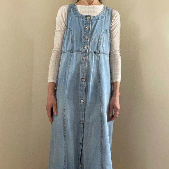 Route 66 | Dresses | Vintage Route 66 Button Down Denim Dress | Poshmark